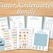 Printable Easter Kindergarten Activities Bundle - Etsy