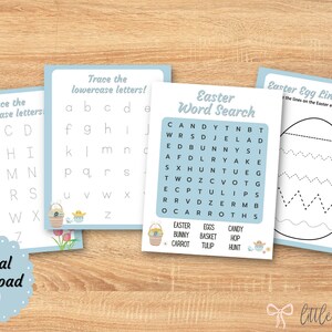 Printable Easter Kindergarten Activities Bundle - Etsy
