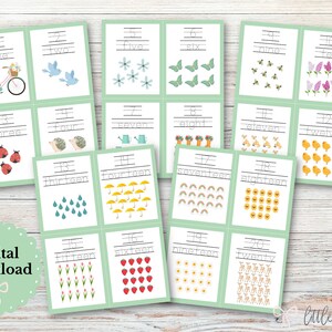 Printable Spring Kindergarten Activities Bundle - Etsy