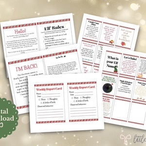 Printable Elf Activities Bundle - Etsy