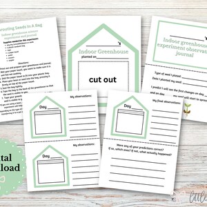 Printable Spring Kindergarten Activities Bundle - Etsy