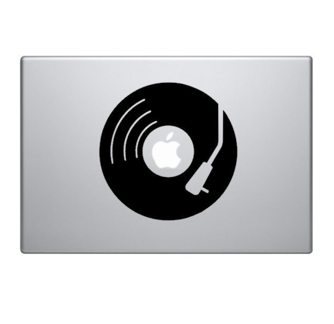 Record Player DJ MacBook Decal MacBook Sticker Mac Decal Mac Sticker ...