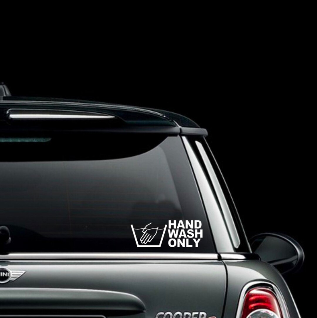 Hand Wash Only Sticker Decal Vinyl off Road 4x4 Ford Chevy Toyota Jeep ...