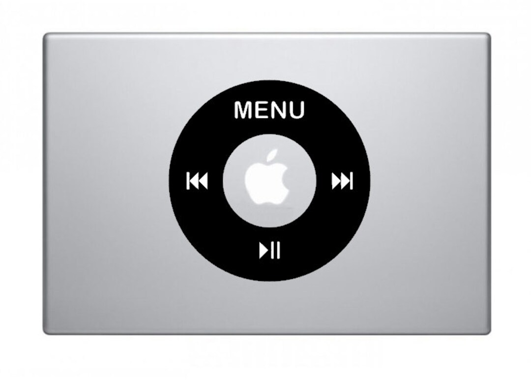 Click Wheel MacBook Decal MacBook Sticker Mac Decal Mac Sticker Decal ...