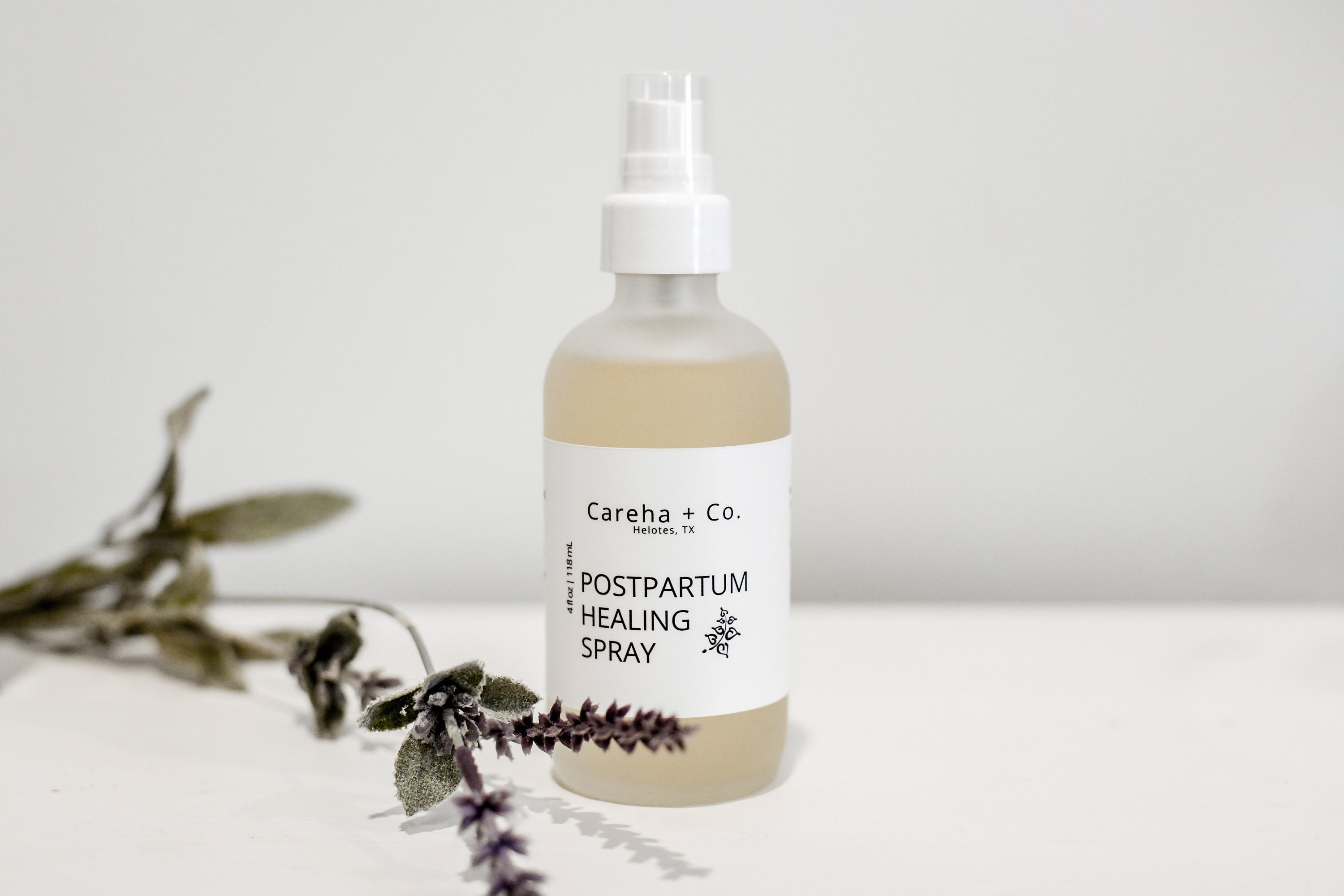 Postpartum Perineal Healing Spray - Herbal After Birth Care (4 Oz ...