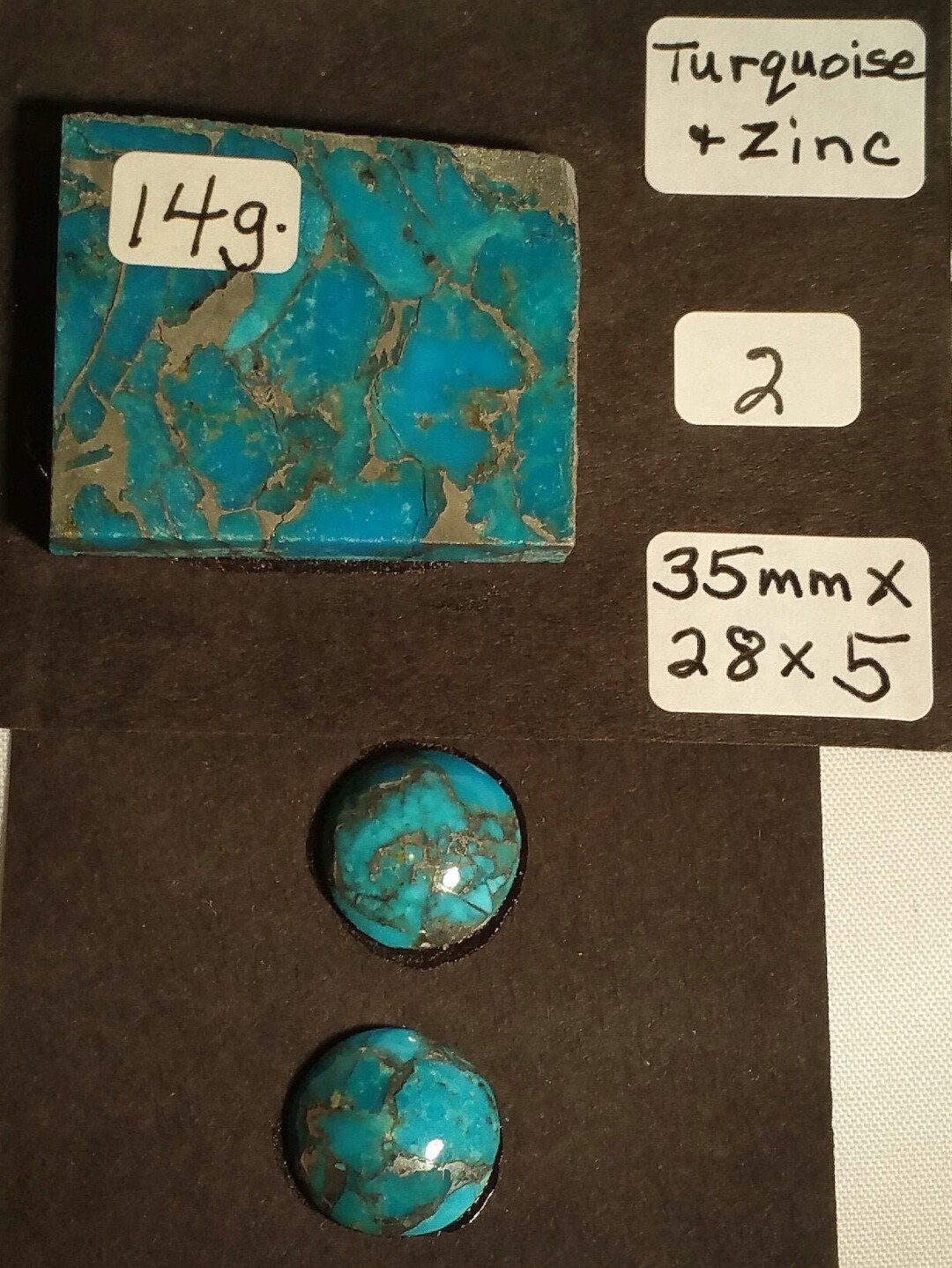Kingman Turquoise, Turquoise Slab for Cabochons, Jewelry Making ...