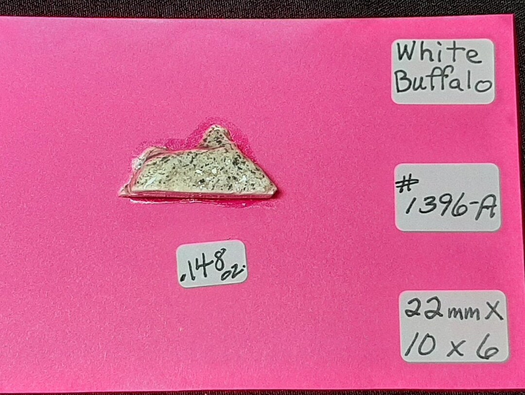 Rough White Buffalo, White Buffalo Slab for Cabochons, Jewelry Making ...