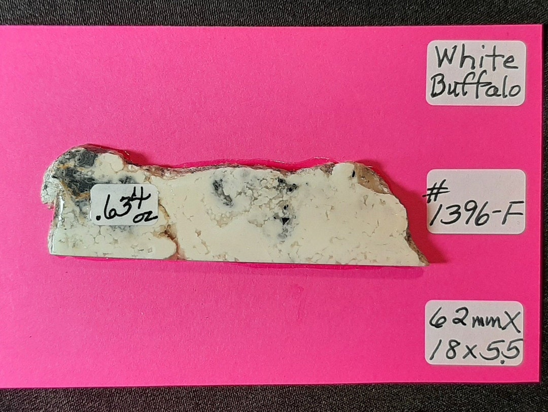 Rough White Buffalo White Buffalo Slab for Cabochons Jewelry - Etsy