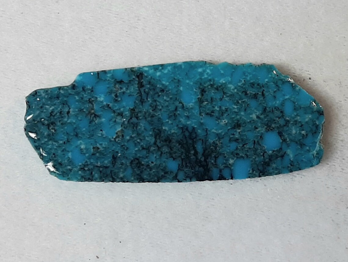 Kingman Blue Turquoise, Turquoise Slab for Cabochons, Jewelry Making ...