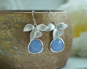 Periwinkle earrings | Etsy