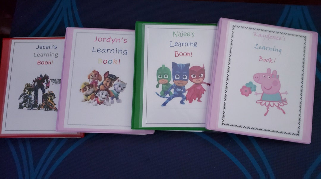 3-5 Year Old Learning Binder/book - Etsy