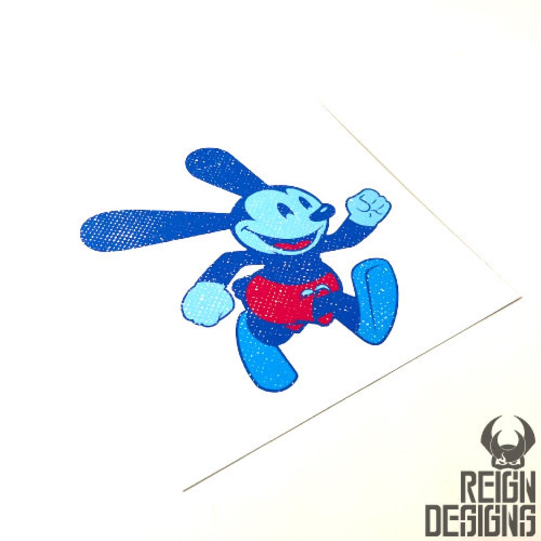 Lucky Rabbit Imposter, Retro Version Poster Art 8 X 8 - Etsy