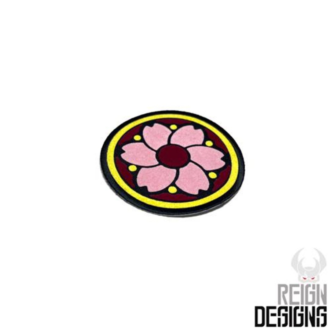 Imperial Sakura Cog Patch - Original Design Cherry Blossom Samurai ...