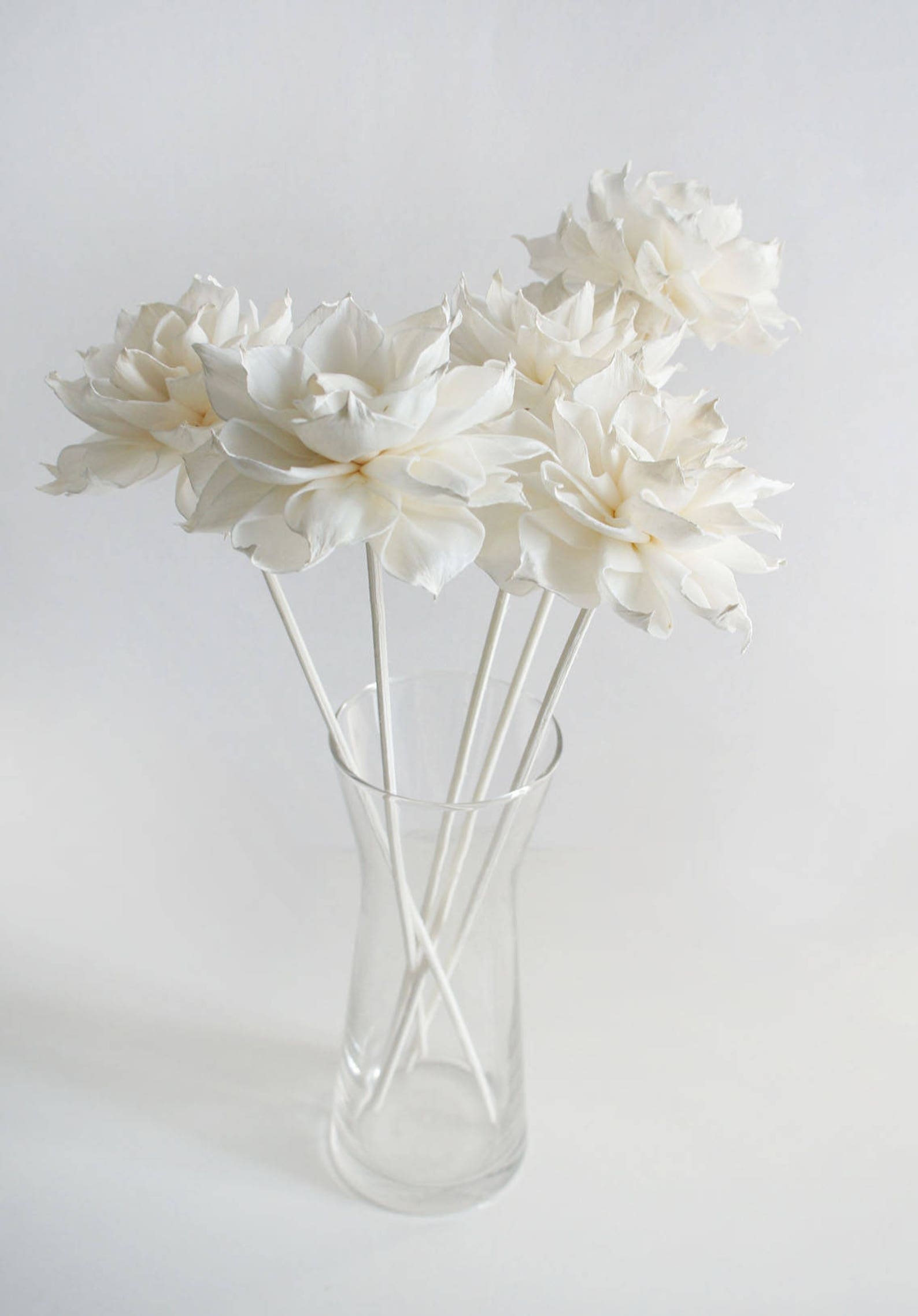 Reed Diffuser Set of 5 Dahlia 3 Inch Sola Wood Flower for | Etsy