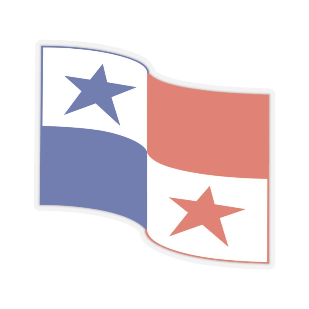 Panama Flag Kiss-cut Stickers - Flying, Decal, Laptop Decal, Travel ...