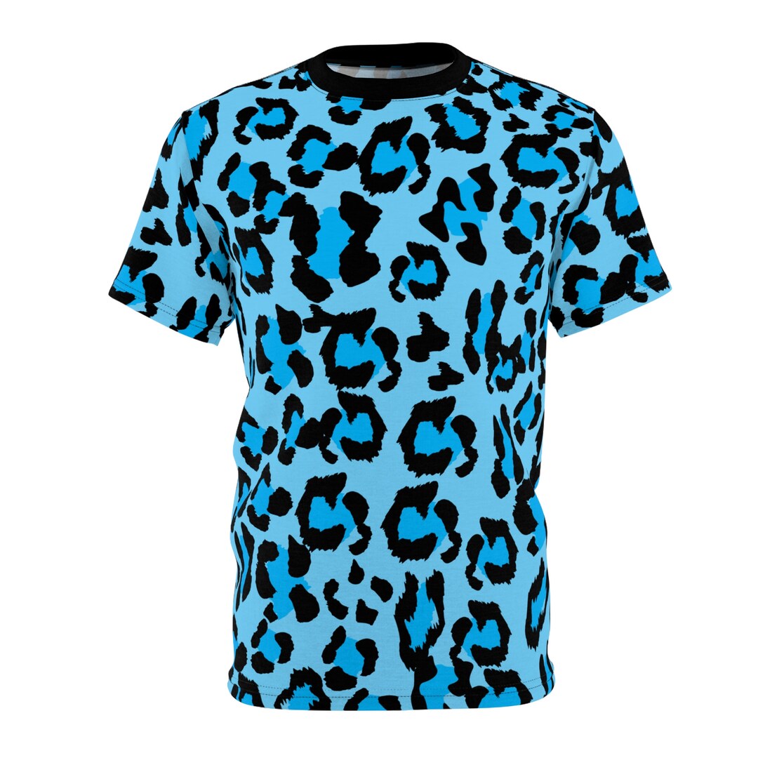 Unisex AOP - Leopard Camouflage - Light Blue-blue - Etsy