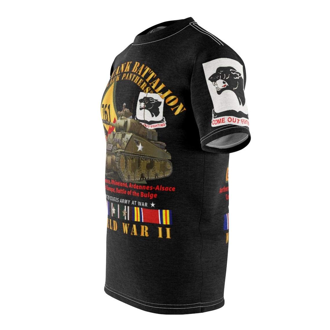 Unisex All Over Print 761st Tank Battalion WWII Black | Etsy