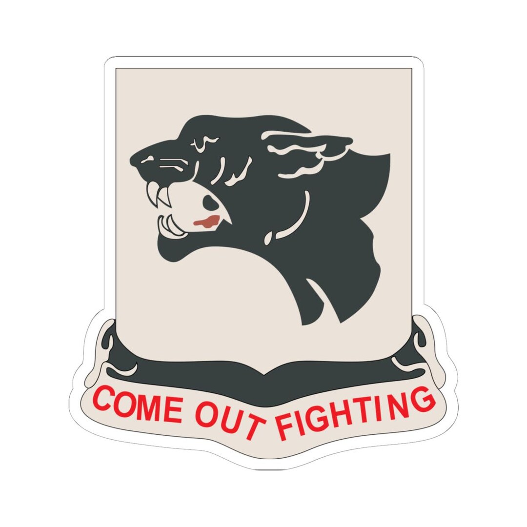 Kiss-cut Stickers - Army - 761st Tank Battalion - Black Panthers Wo Txt ...