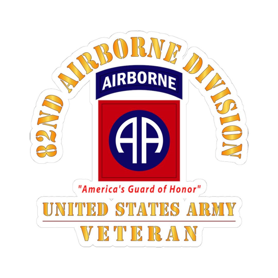 Kiss-cut Stickers - Army - SSI - 82nd Airborne Division - America's ...