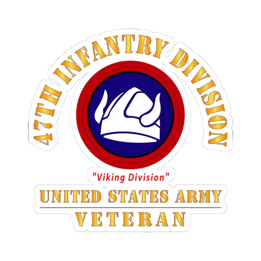 Kiss-cut Stickers - Army - SSI - 47th Infantry Division -viking ...