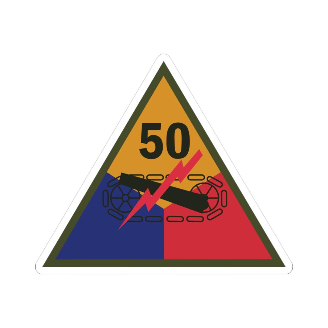 Kiss-cut Stickers - SSI - 50th Armored Division - Etsy
