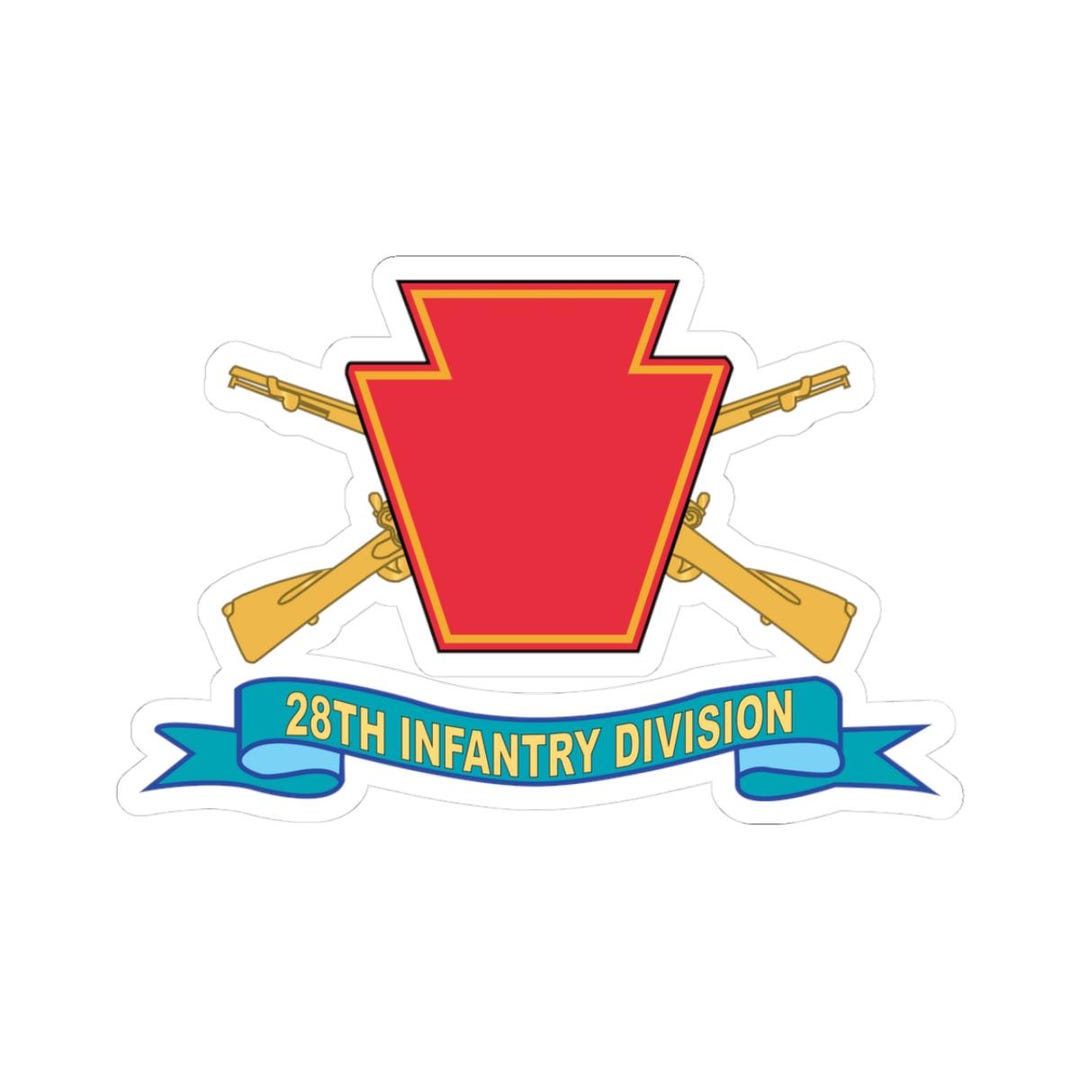Kiss-cut Stickers - Army - 28th Infantry Division - W Br - SSI - Ribbon ...
