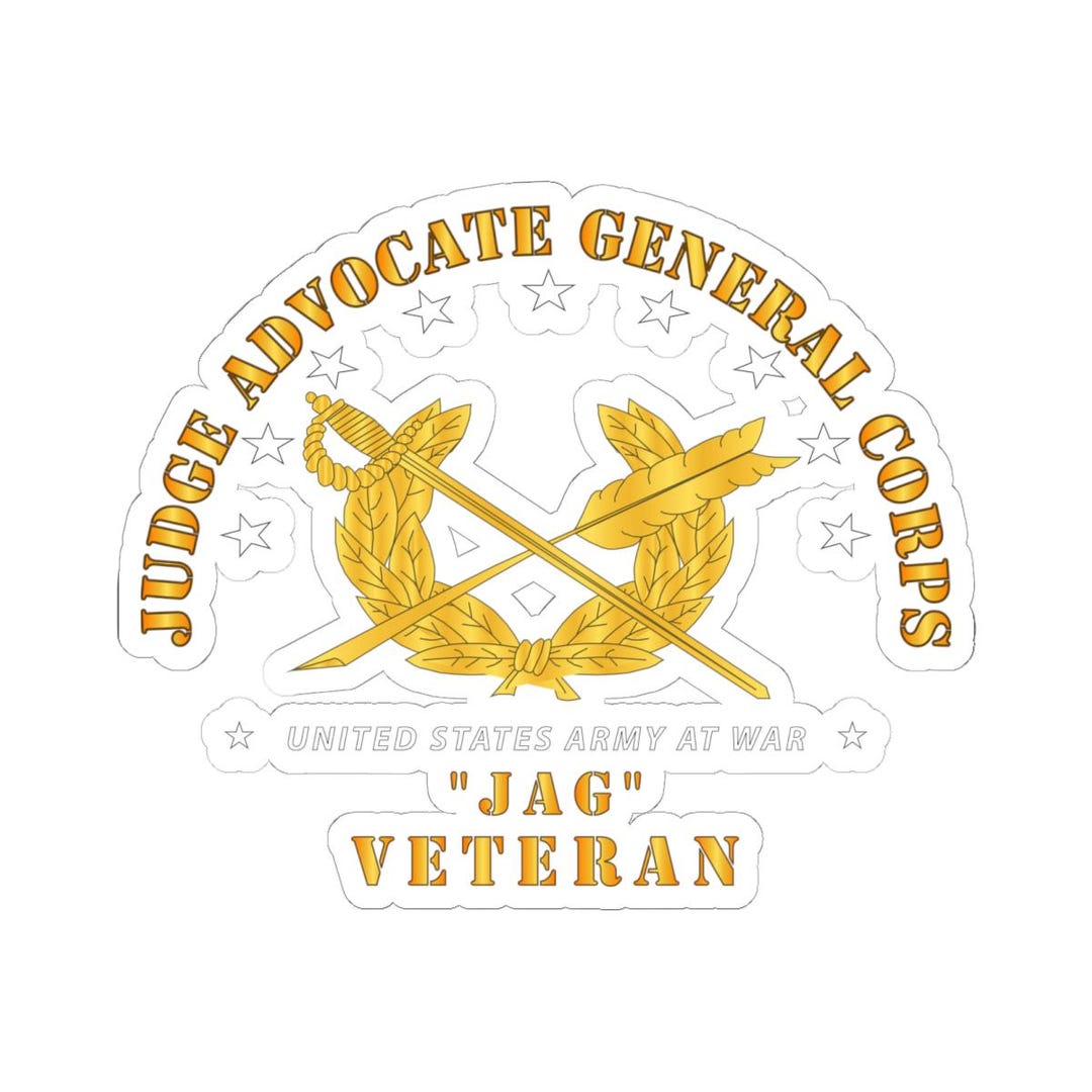 Kiss-cut Stickers - Army - JAG Branch Veteran - Etsy