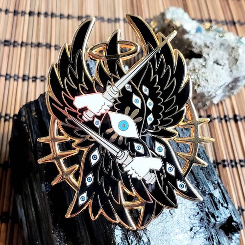 Ophanim: Hard Enamel Pin Biblically Accurate Angel Pin - Etsy