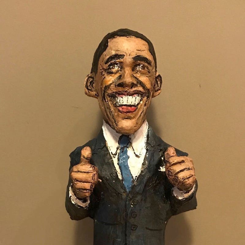 President Barack Obama Statue - Etsy