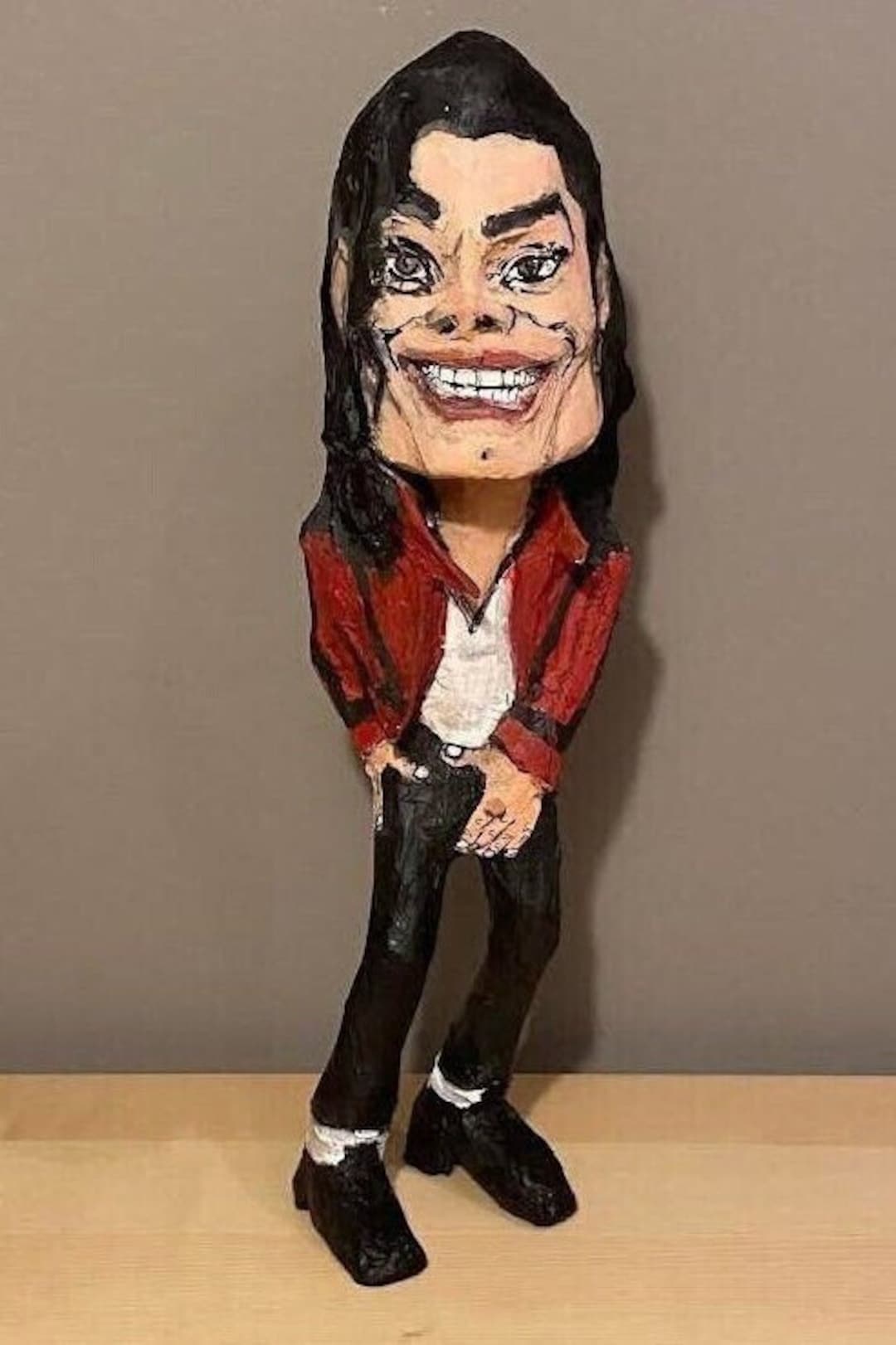 Michael Jackson, Paper Mache Handmade Figure - Etsy
