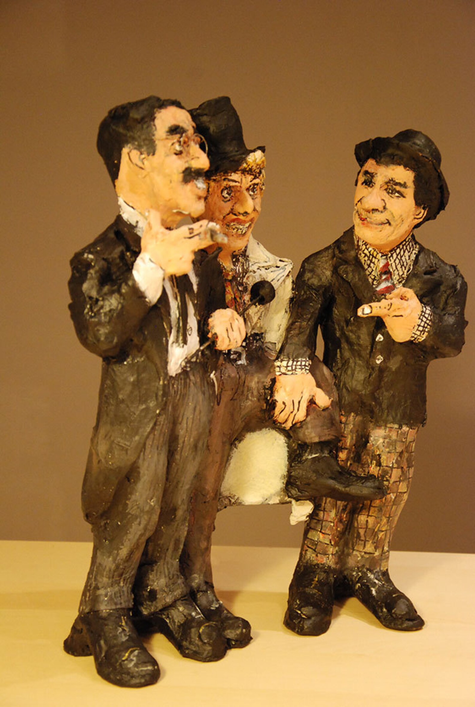 Marx Brothers Sculpture, Handmade Paper Mache Figures - Etsy