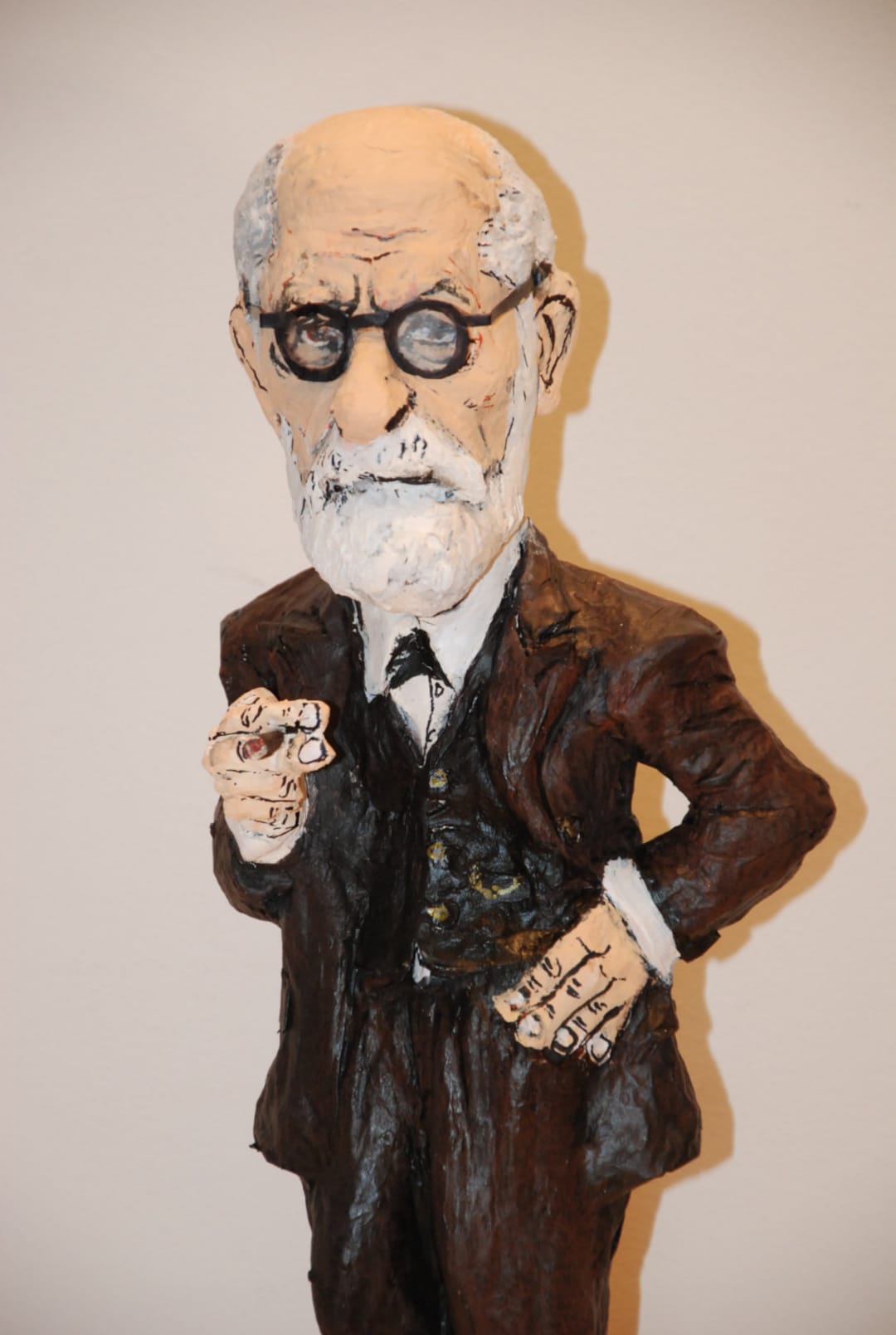 Sigmund Freud Art, Handmade Figurine, Freud Sculpture - Etsy