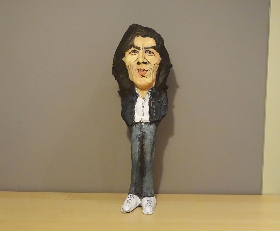 George Harrison Sculpture, the Beatles Art, Handmade Sculpture, George ...