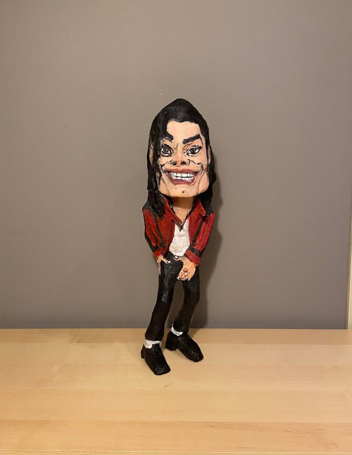 Michael Jackson Paper Mache Handmade Figure | Etsy