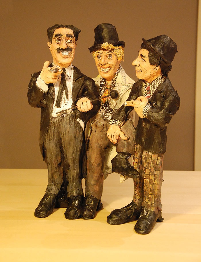 Marx Brothers sculpture Handmade paper mache figures | Etsy