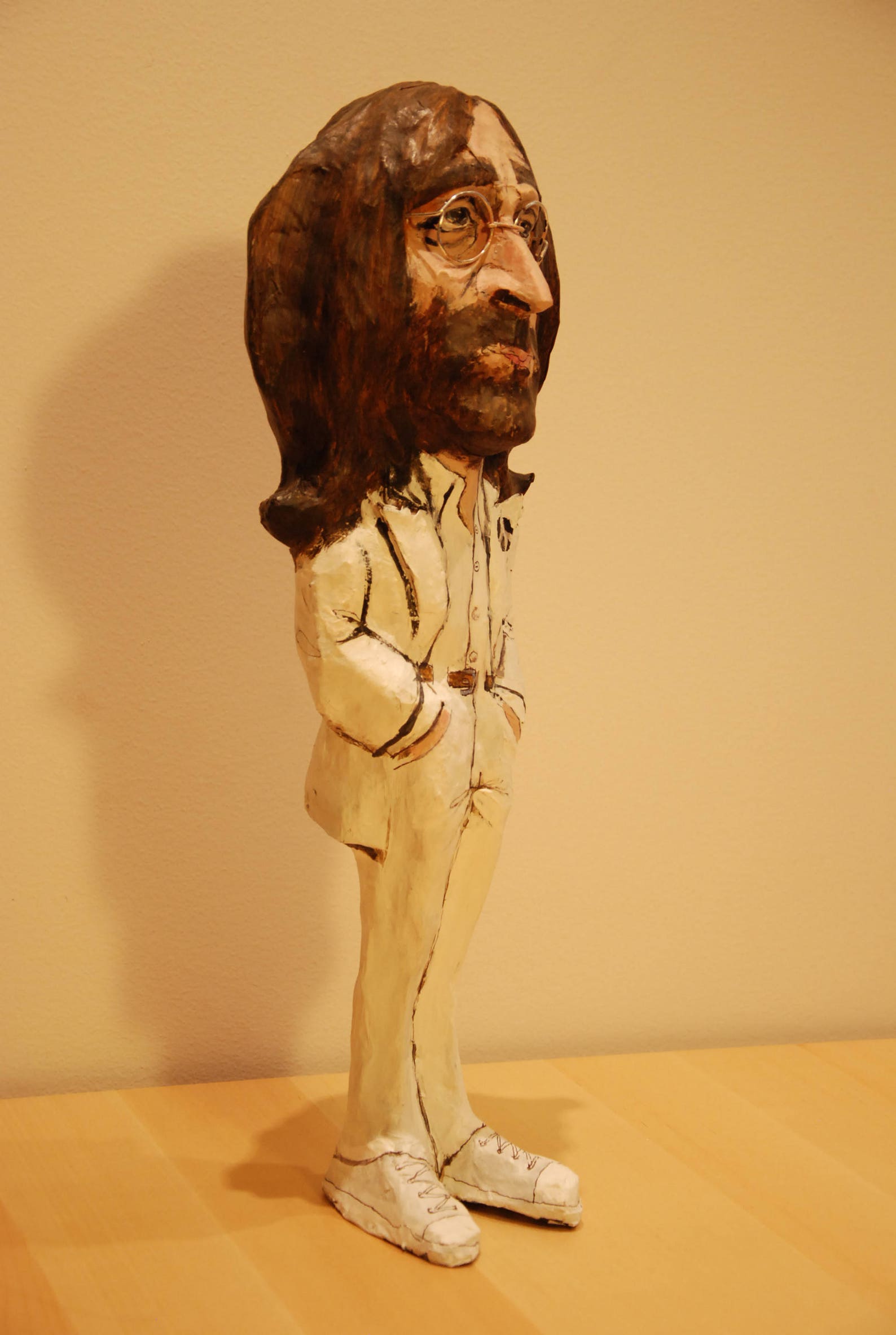 John Lennon Sculpture, the Beatles Art, Handmade Sculpture - Etsy