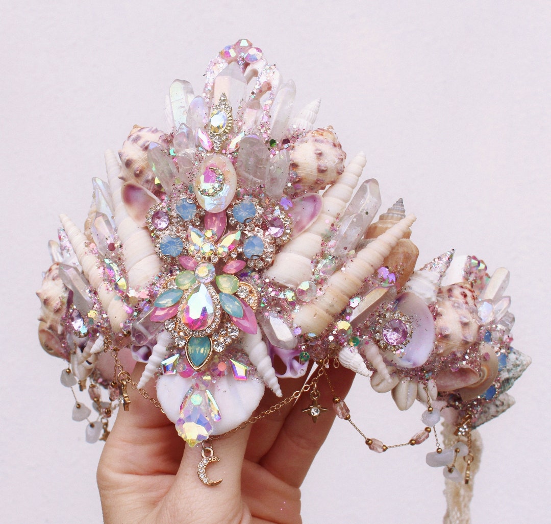 Large Mermaid Crystal Crown - Etsy