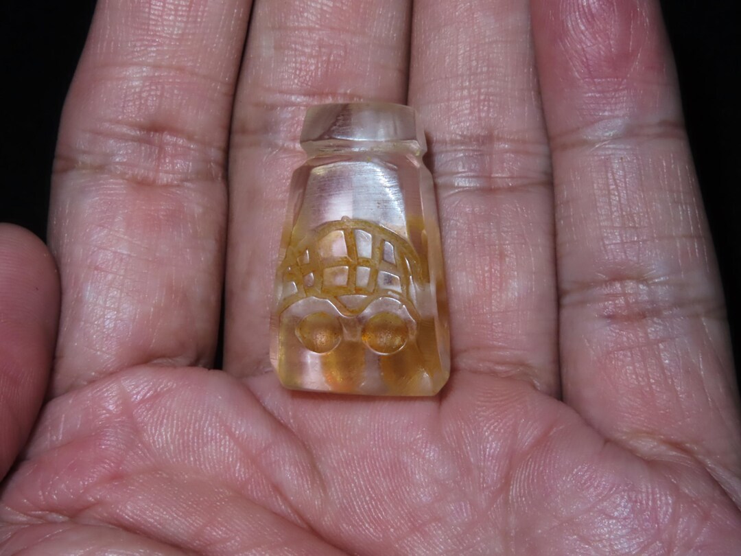 Nepal Tibet Buddhist Transparent Glassware Citipati Skull Mala Prayer ...