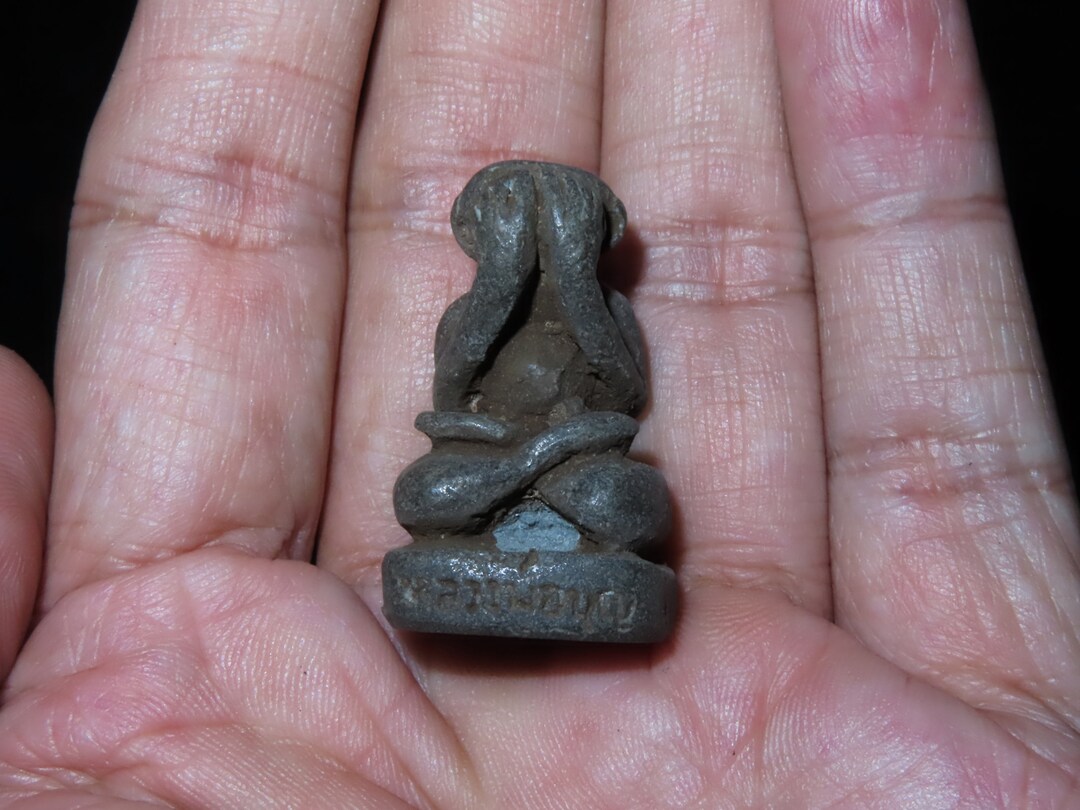 Thai Khmer Bronze Phra Pidta Pakawan Buddha Mini Amulet Statue (h1) - Etsy