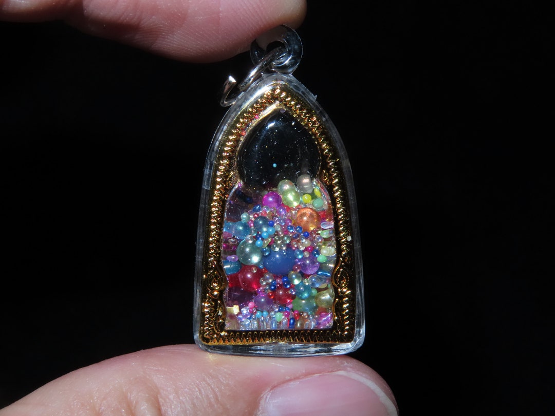 Buddhist Gautama Buddha Multicolor Sarira Relics Strong Sub Pendant y1 ...