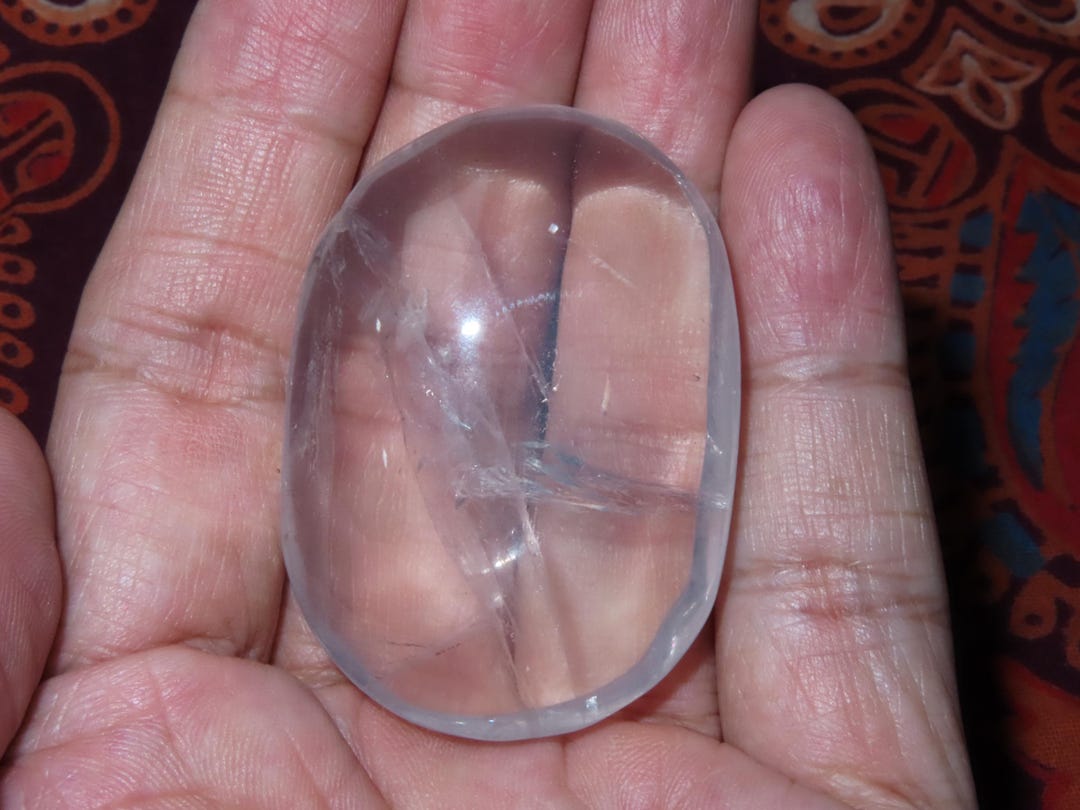 Nepal Tibet Buddhist Soap Shaped Light Blue Crystal Healing Crystal ...