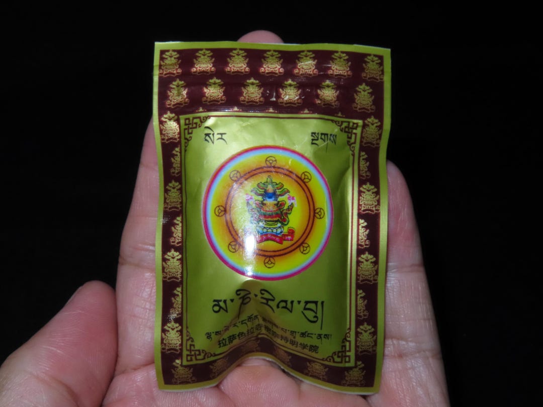 Tibet Buddhist Lhasa Sera Monastery Bodhisattava Red Nectar Mani ...