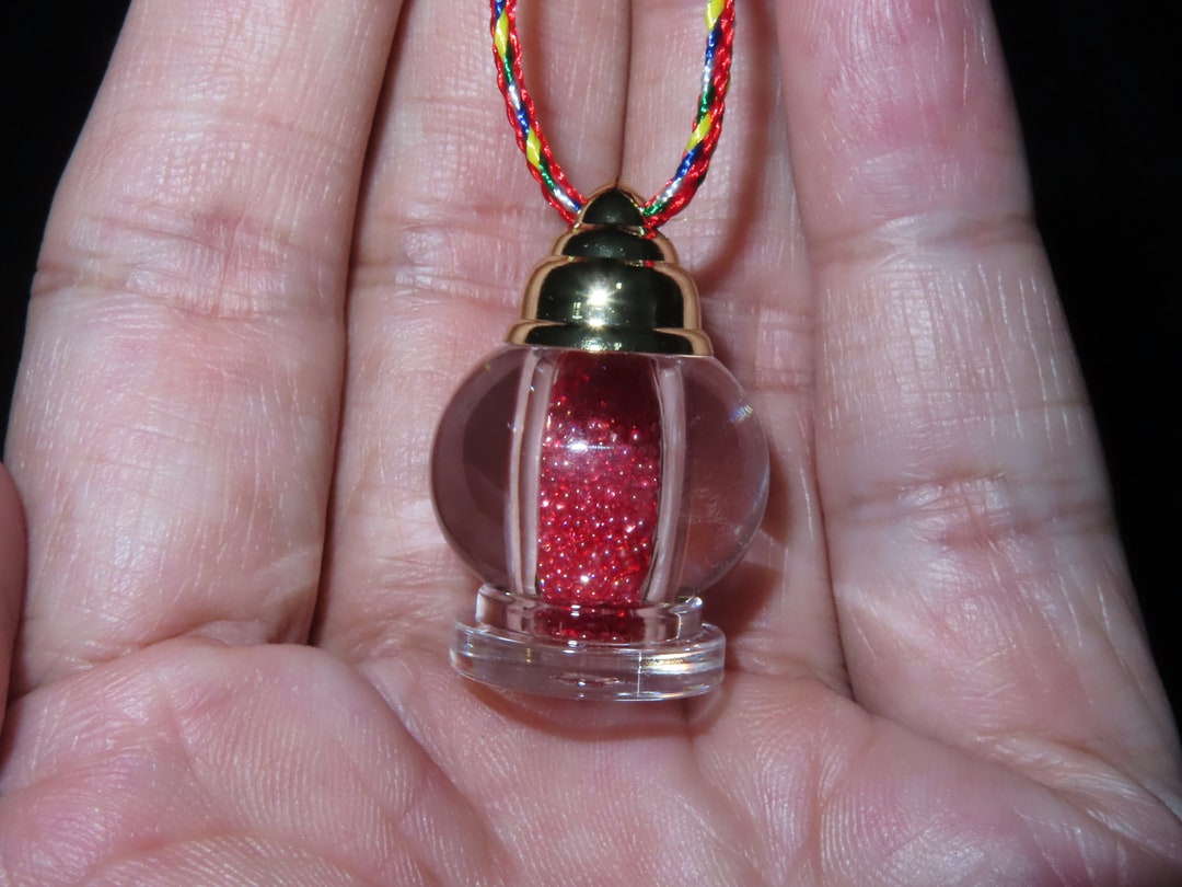 Nepal Tibet Buddhist Red Tara Red Color Sarira Relics Strong Sub ...