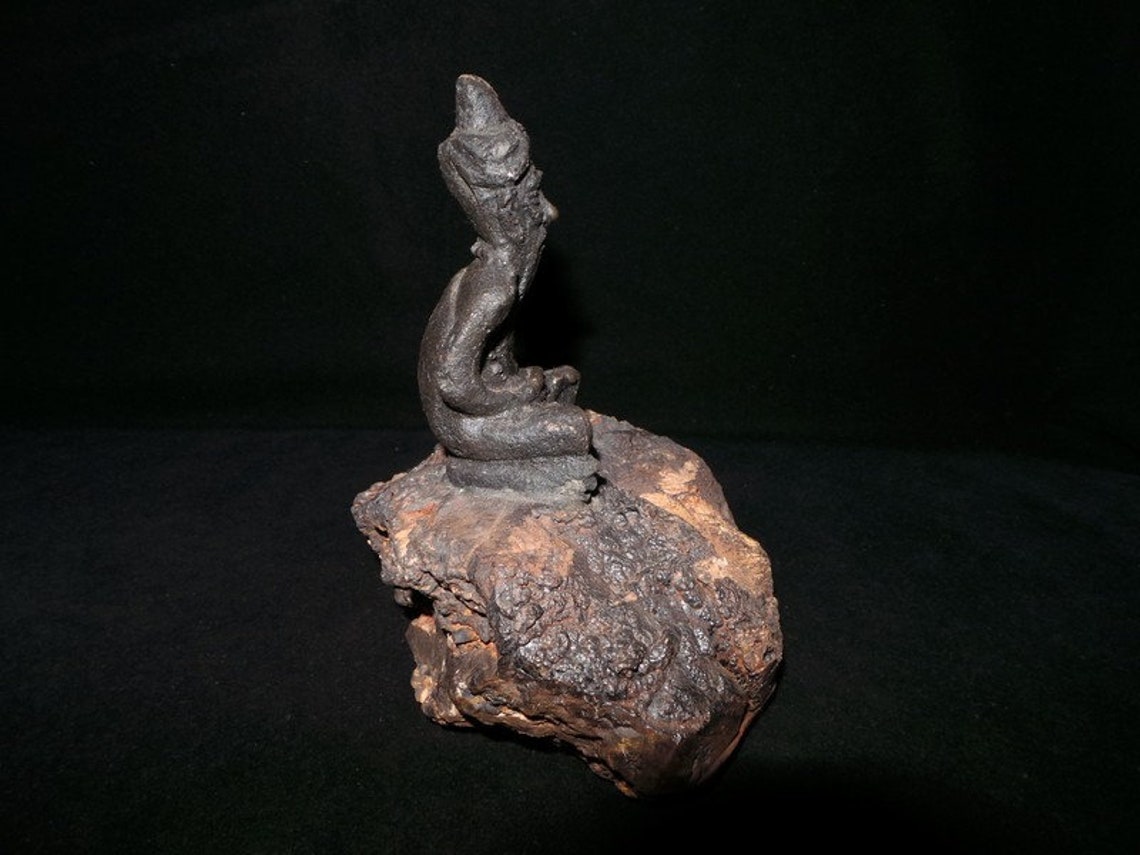 Old Thai Khmer Ceremic Shaman Rishi Sitting on Sacred Leklai - Etsy