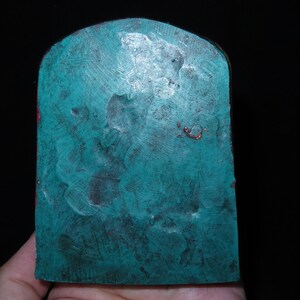 Nepal Tibet Buddhist Turquoise Powder Cast Green Tara Tsa-tsa Votive ...