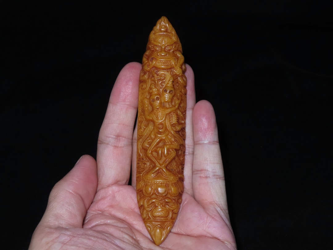 Nepal Tibet Buddhist Carved Yak Bone Twins Citipati Skeleton - Etsy