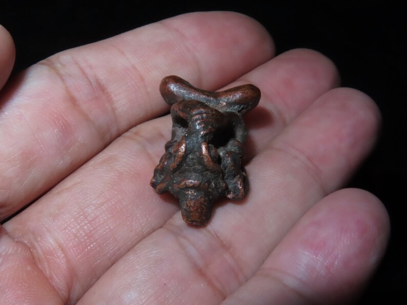 Thai Khmer Copper Seated Lord Ganesha Miniature Amulet Statue (r6) - Etsy