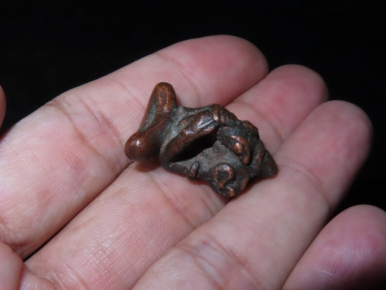 Thai Khmer Copper Seated Lord Ganesha Miniature Amulet Statue (r6) - Etsy
