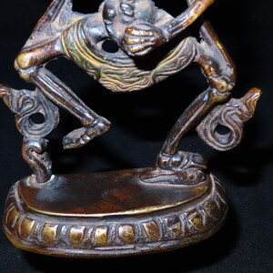 Old Nepal Tibet Bronze Chitipati / Shri Shmashana Adhipati Statue - Etsy