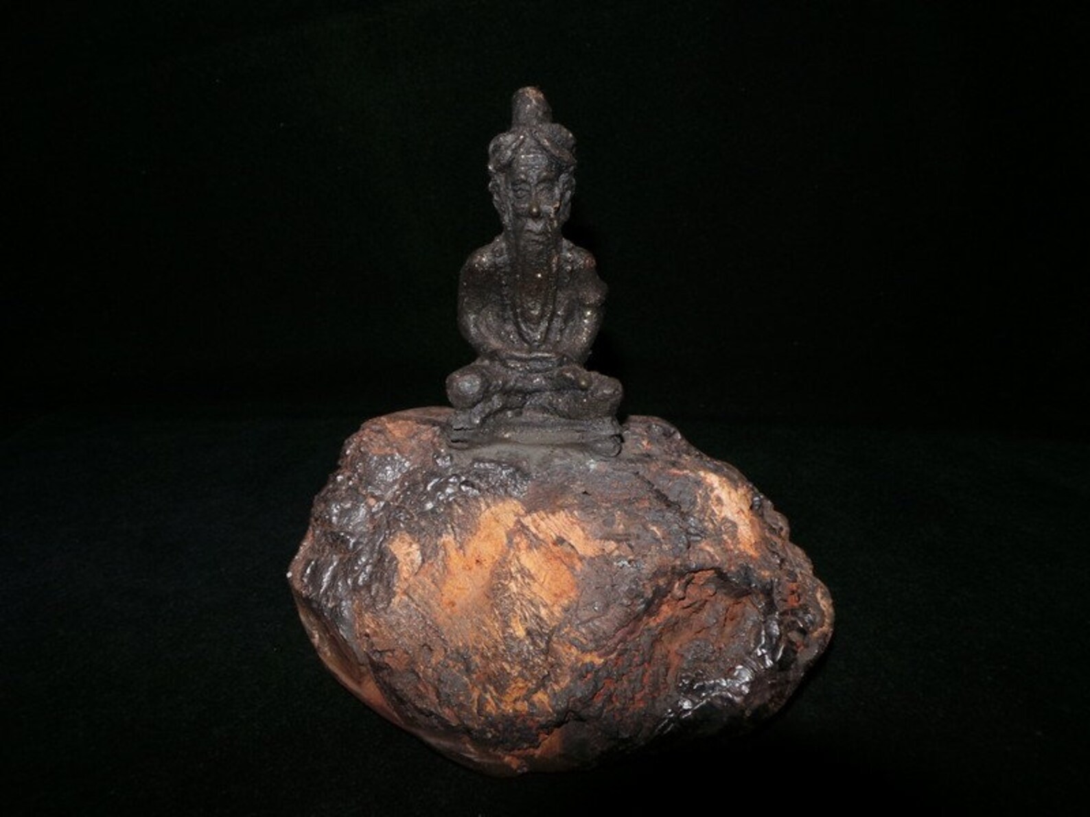 Old Thai Khmer Ceremic Shaman Rishi Sitting on Sacred Leklai - Etsy
